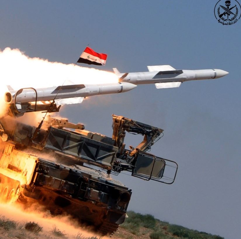 Syrian air defense 🇸🇾 intercepted a number of targets near Damascus ...