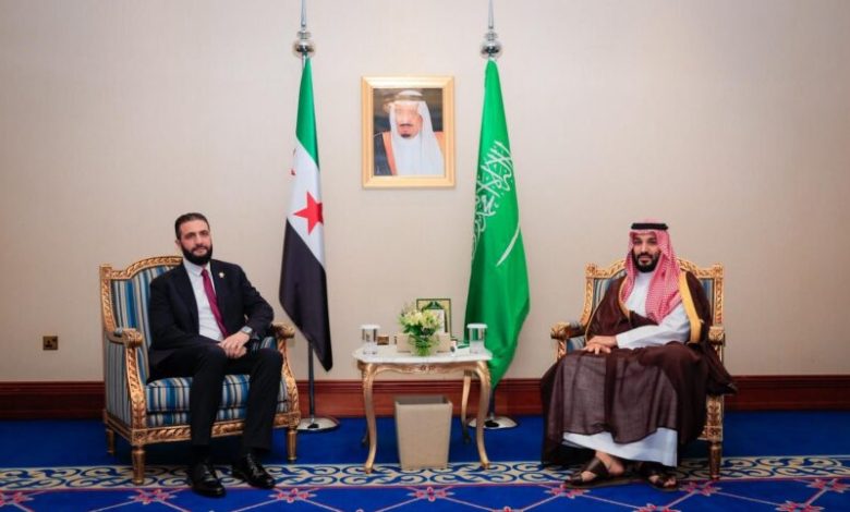 President Al-Sharaa meets Saudi Crown Prince in Doha | Syria Truths ...
