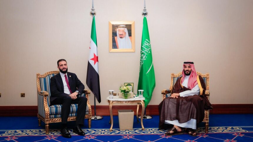 President Al-Sharaa meets Saudi Crown Prince in Doha | Syria Truths ...